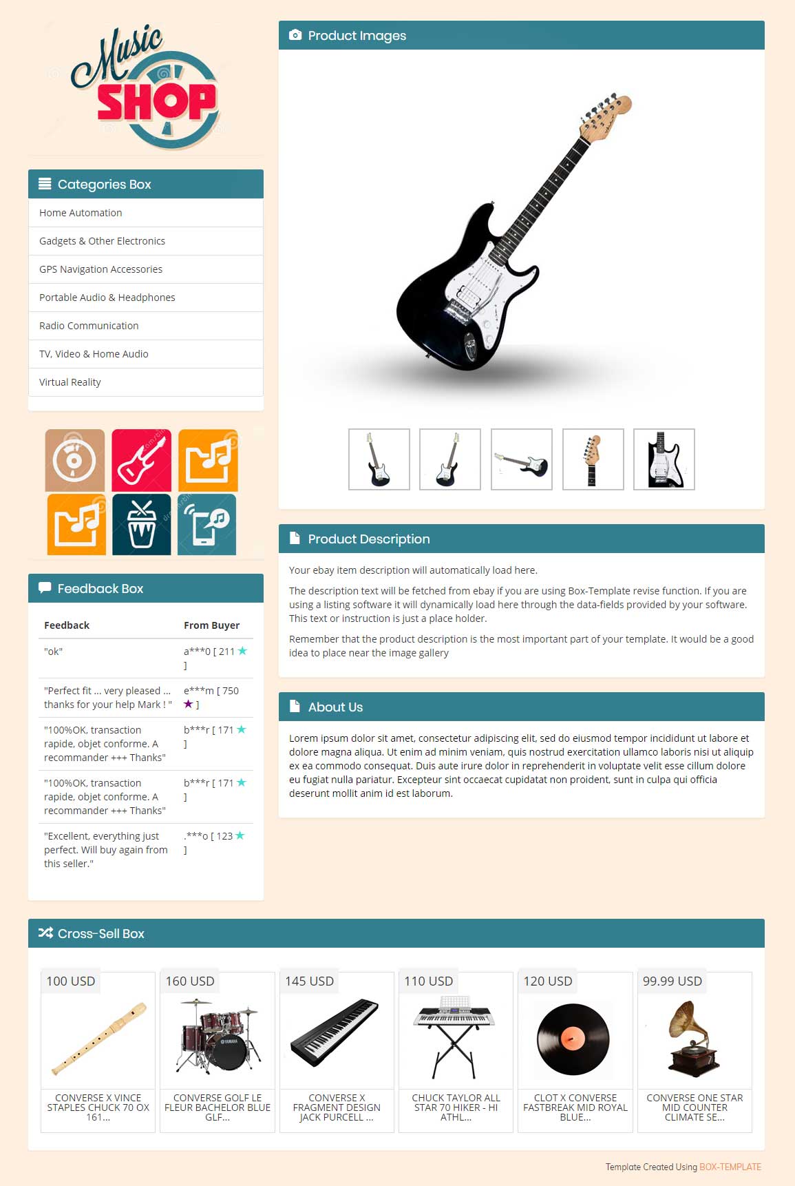 Gallery - BOXTEMPLATE - eBay Listing Template 100% Compliant 2023 ...