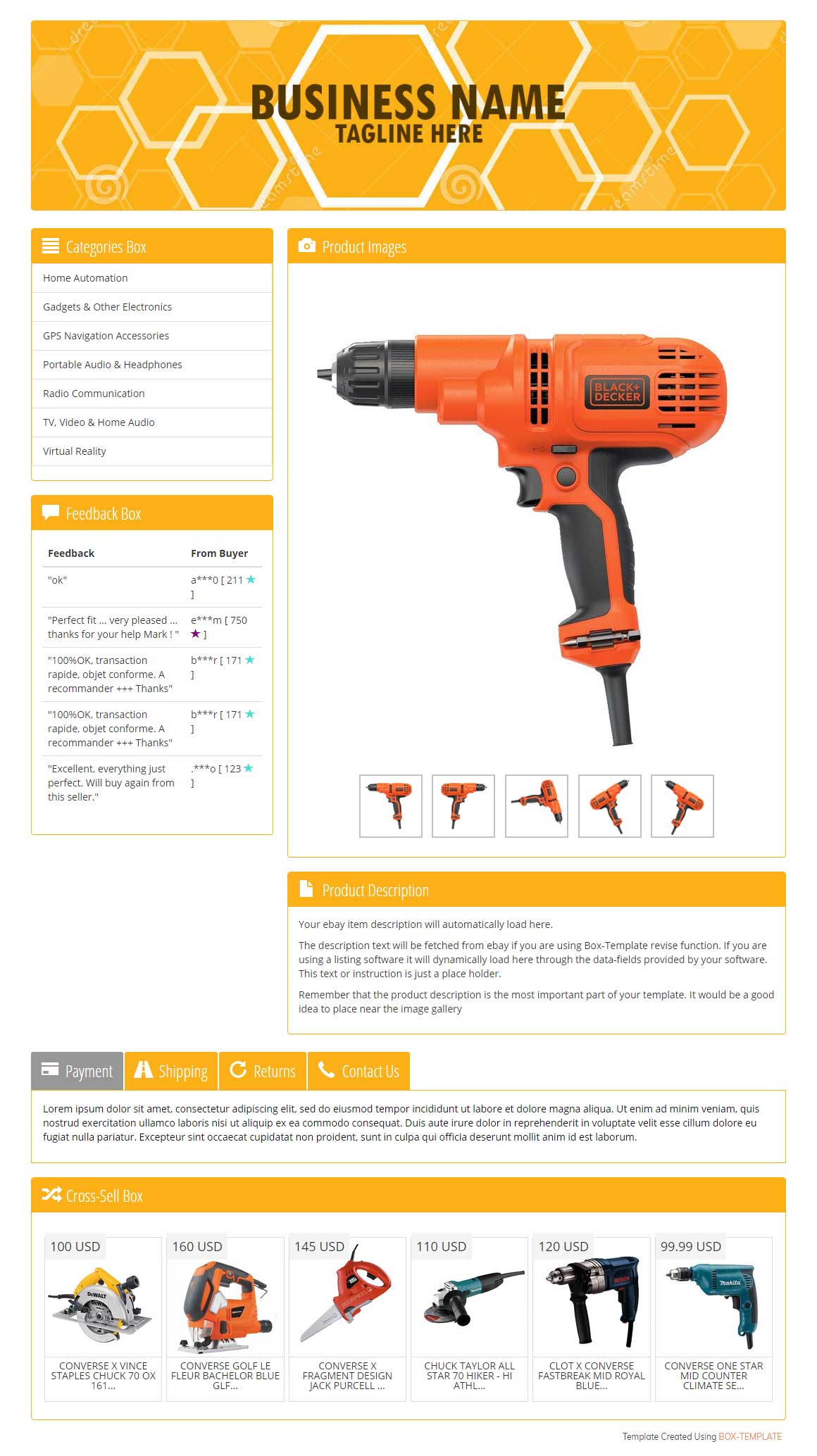 Gallery - BOXTEMPLATE - eBay Listing Template 100% Compliant 2023 ...