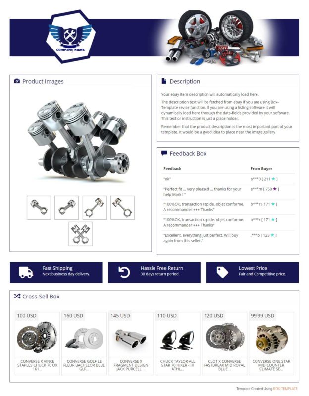 Gallery - BOXTEMPLATE - eBay Listing Template 100% Compliant 2023 ...